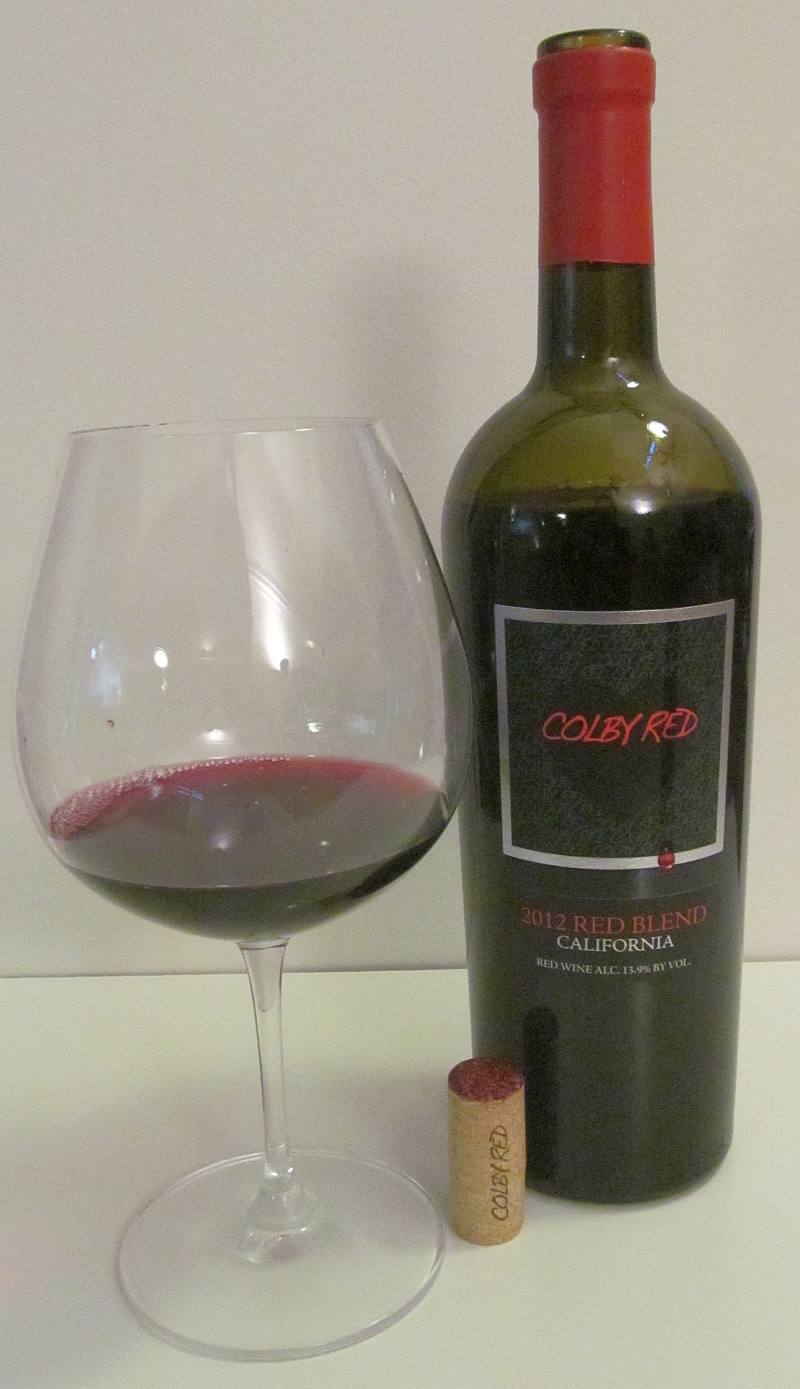 MyWinePal: Quick Review: Colby Red 2012 from California