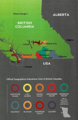 MyWinePal: Learn about Sub-GIs in BC’s Wine Regions